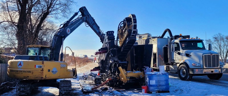 Directional Drill With Challenges | Electric Conduit Construction